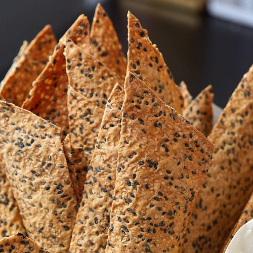 Sesame Crackers (Thin and Crispy) - Taste of Artisan