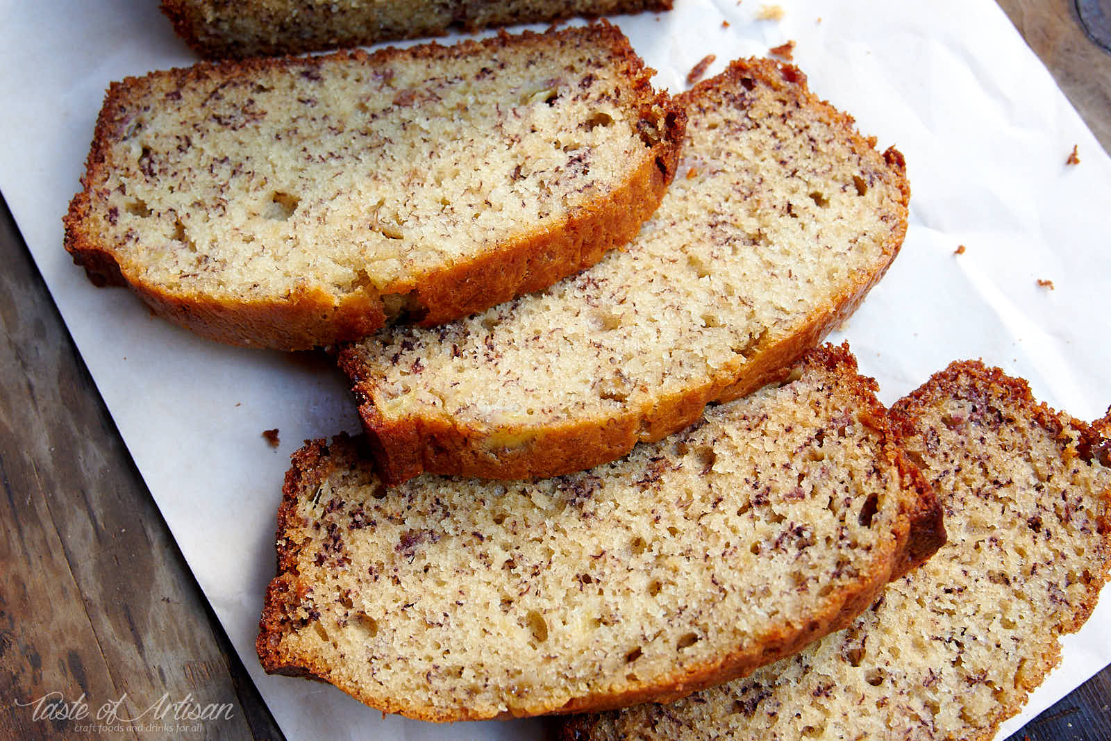 Banana Bread (The Best) - Taste of Artisan