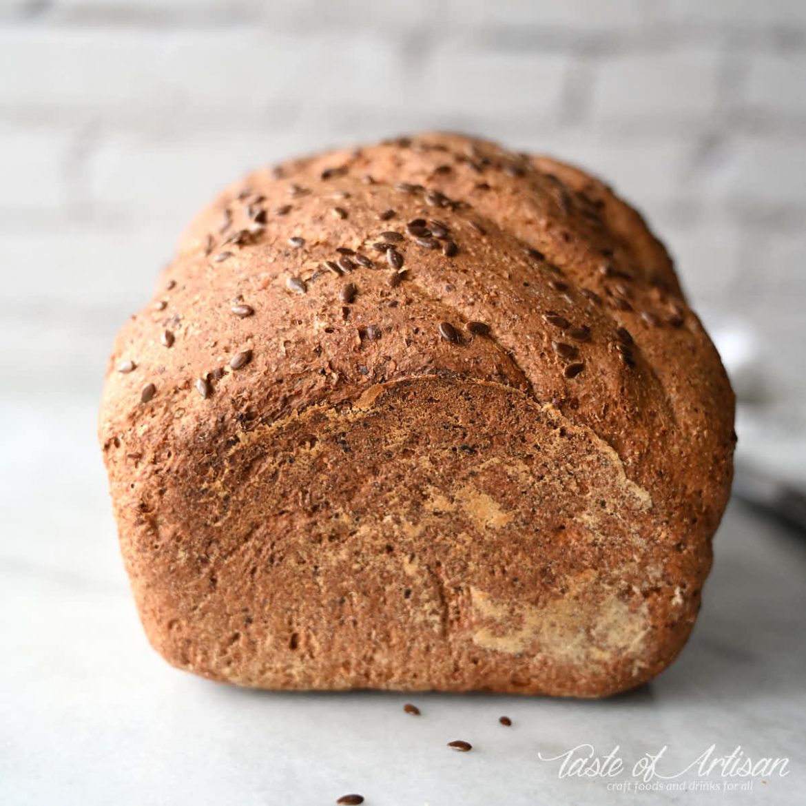 Country Flaxseed Bread - Taste of Artisan