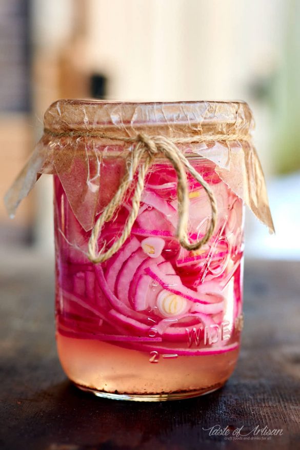 Pickled Red Onions - Taste of Artisan