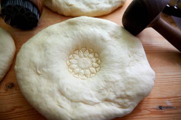 Uzbek Bread (Obi Non) - Taste of Artisan