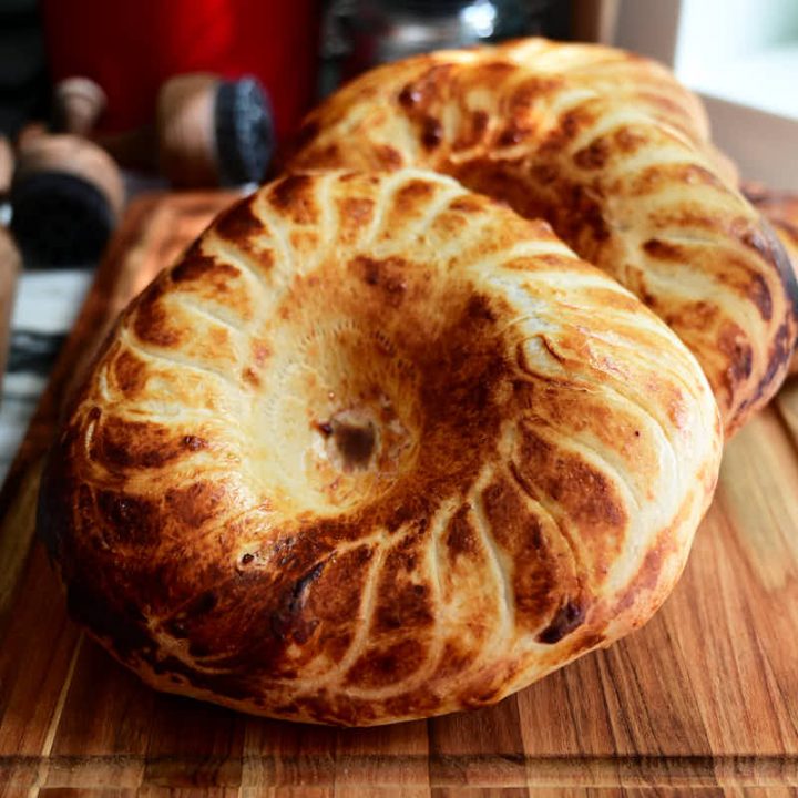 Uzbek Bread (Obi Non) - Taste of Artisan