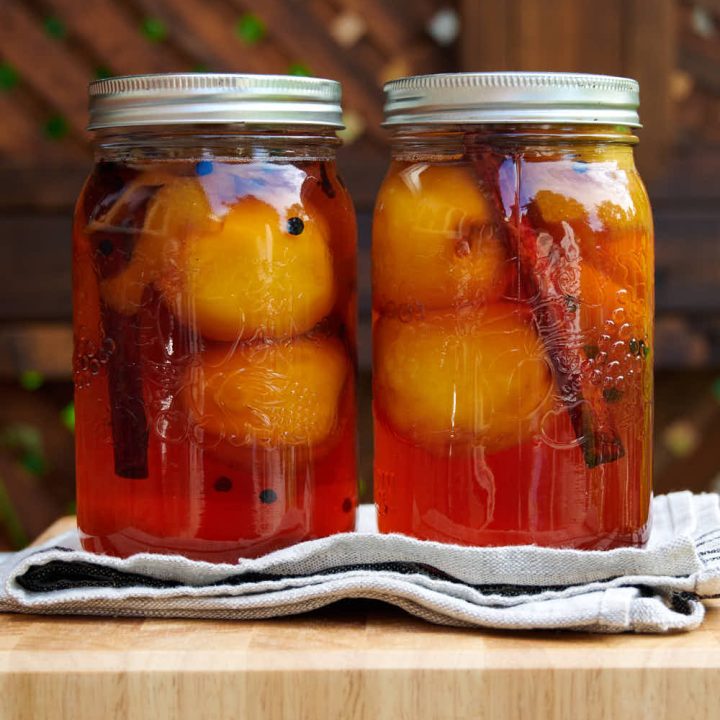 Pickled Peaches in Sweet and Tart Pickling Brine - Taste of Artisan