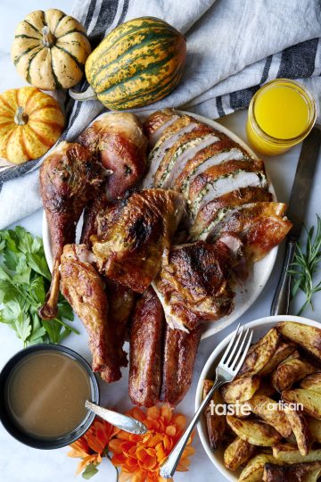 Rotisserie Turkey, Herb and Garlic Butter Flavored - Taste of Artisan