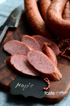 Smoked Maple Sausage - Taste of Artisan